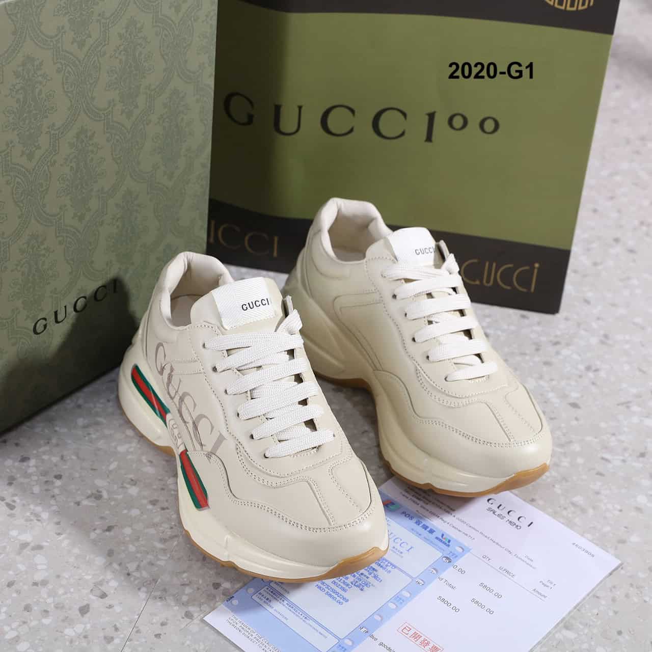 Sepatu Gucci 2020-G1 Semi Platinum (Kode: GUC940) - TasKW.com