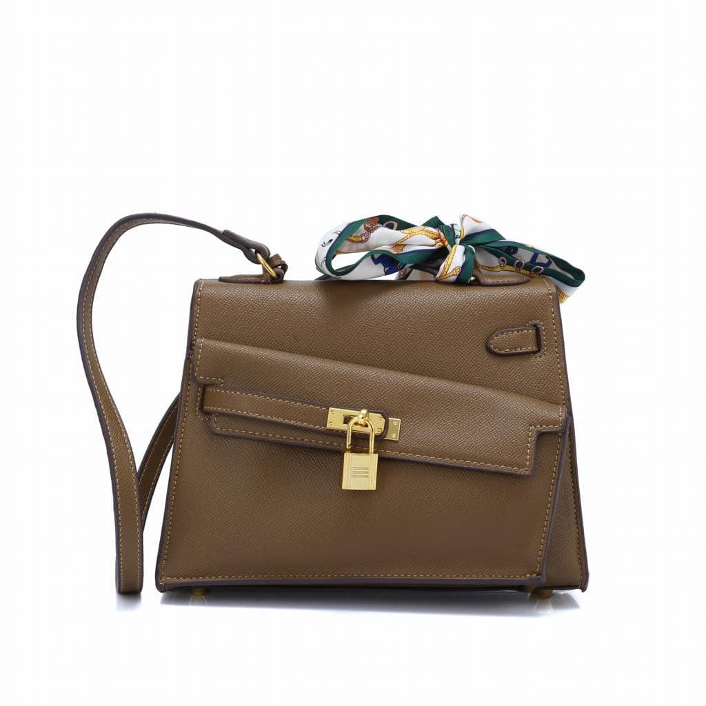 Tas Hermes Kelly Double Sided Underarm Shoulder Bag 1452#E026 Semi ...