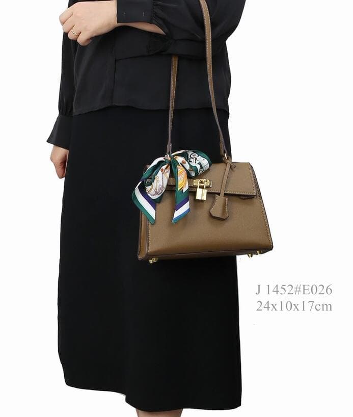 Tas Hermes Kelly Double Sided Underarm Shoulder Bag 1452#E026 Semi ...