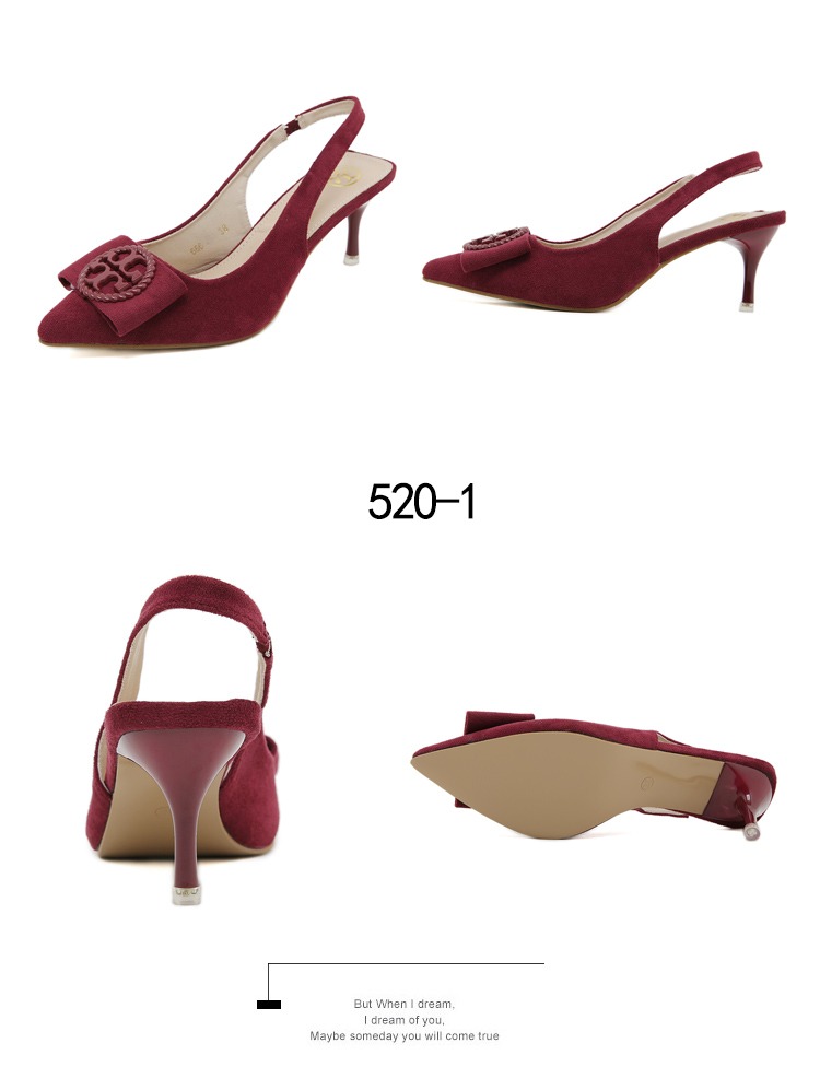 Sepatu Tory Burch 520-1 Suede Pointed Toe Pumps Semi Platinum (Kode ...