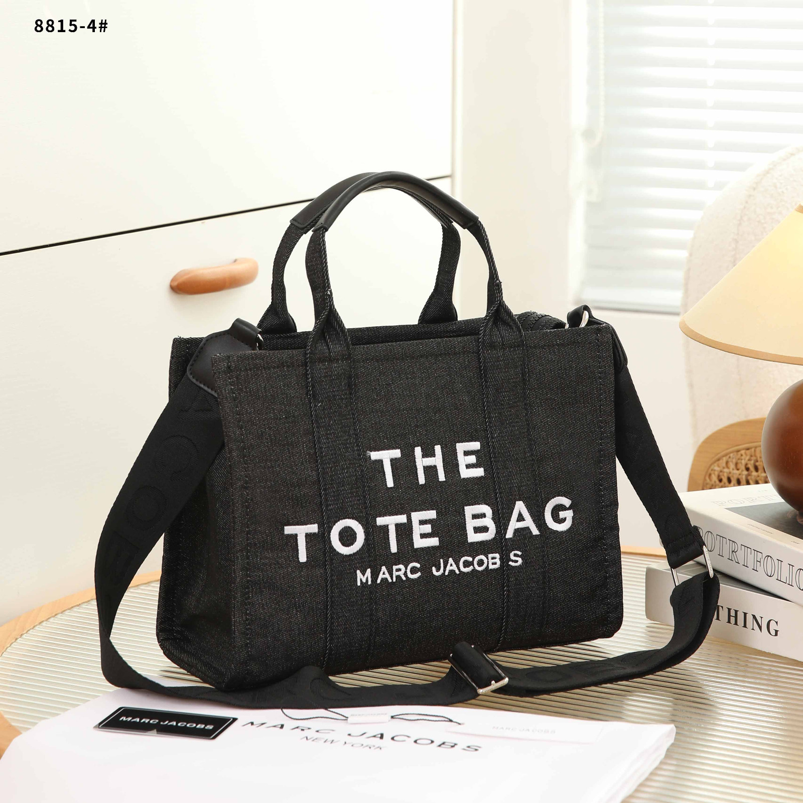 Tas Marc Jacobs 8815-4 Denim Tote Bag Semi Platinum (Kode: MCJ144 ...