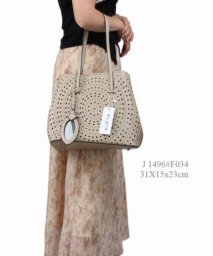 Tas Alaia Mina Tote Bag Sable 1496 F034 Semi Premium (Kode: FAS516 ...