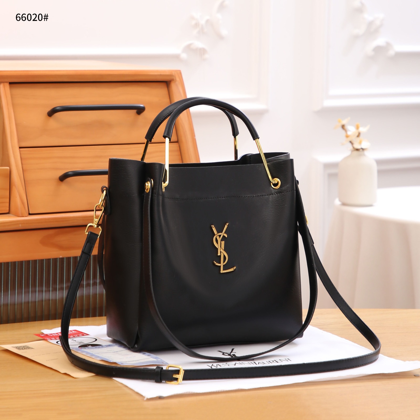 Tas YSL 66020 Yvest Saint Laurent Cevro Bag in Leather Semi Platinum ...