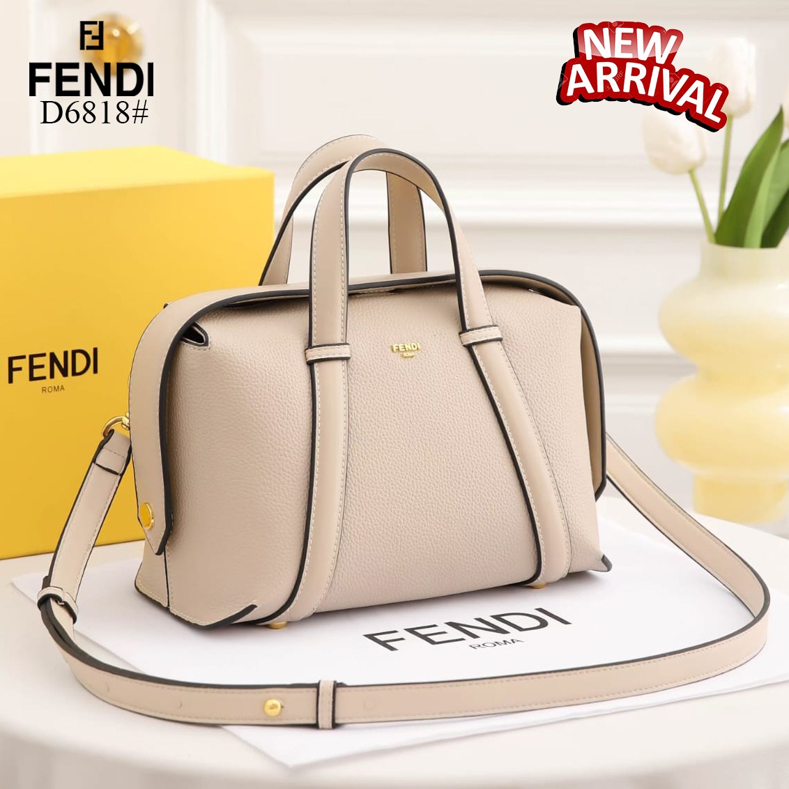 Tas Fendi Boston 365 Medium Retractable Magnet Clousure With Magnet ...