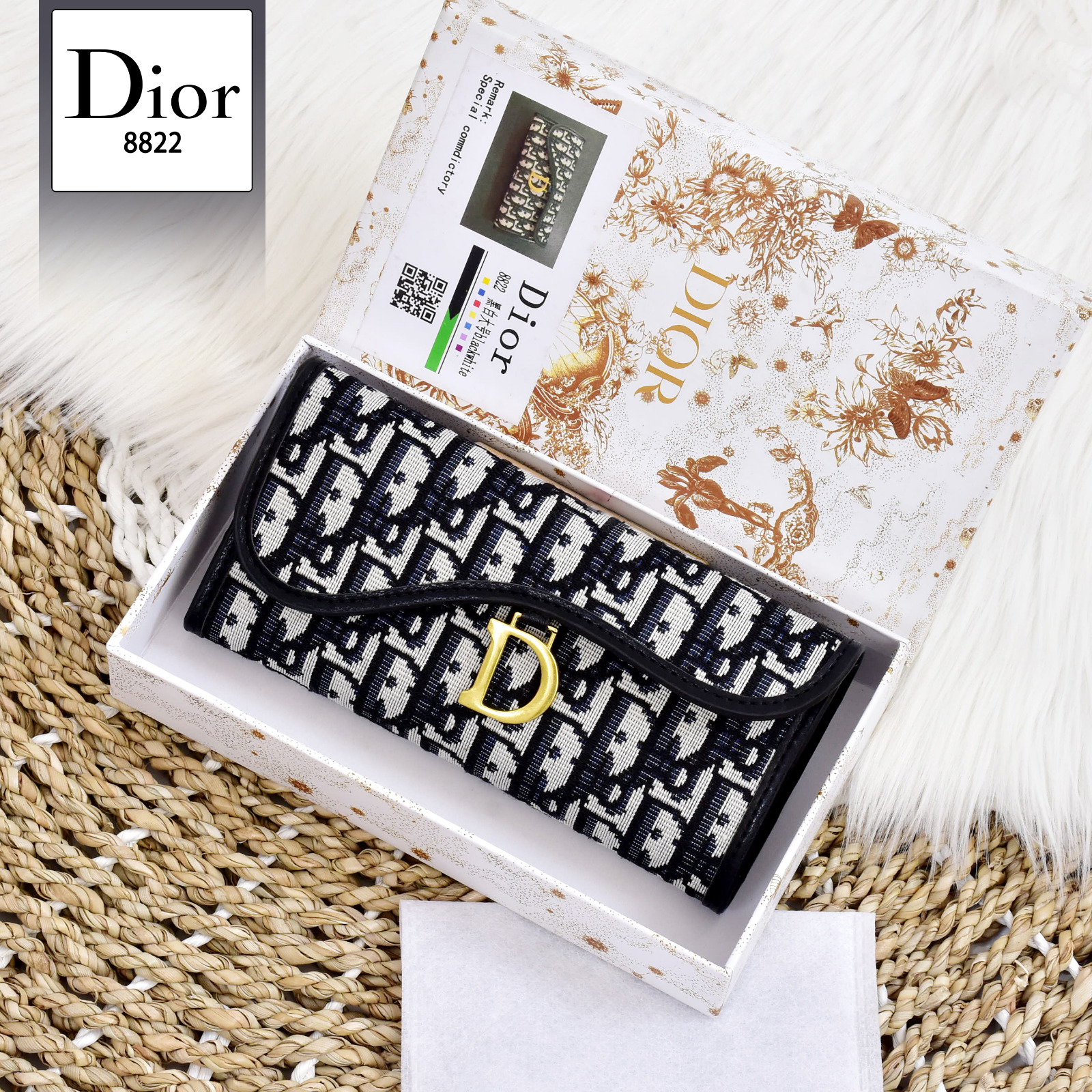 Dompet Panjang Wanita Christian Dior 8822 Platinum Like Ori (Kode ...