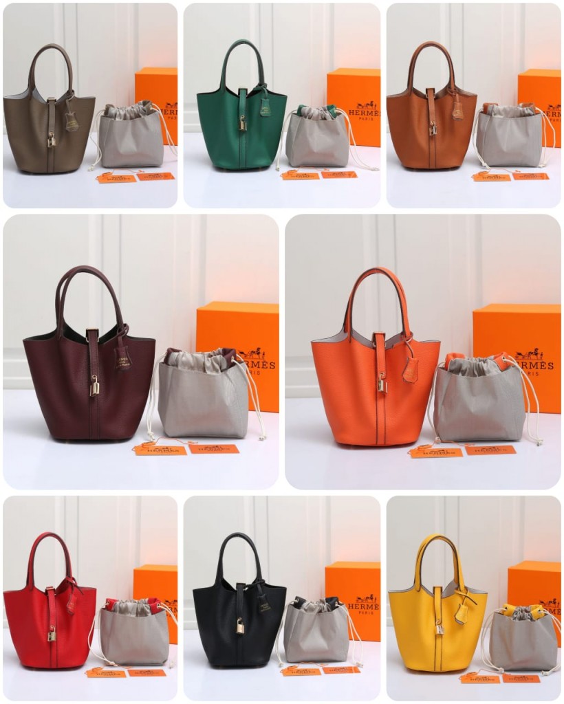 Tas Hermes Handbag Picotin Lock 18 GHW HR 890 klt Mirror Like Ori (Kode ...
