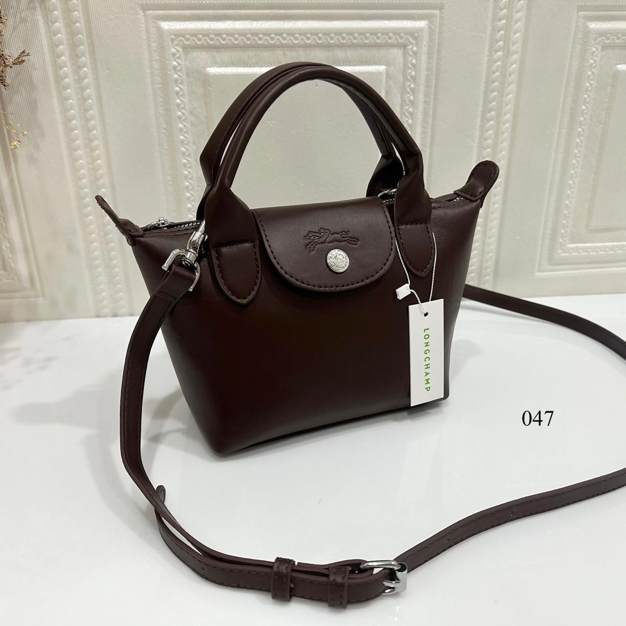 Tas Longchamp Le Pliage Mini Pouch W/ Handle Bag 047 Semi Premium (Kode ...