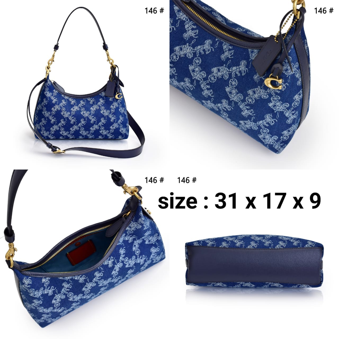Tas Coach Bag 146 Mirror Like Original 1:1 (Kode: COA1290) - TasKW.com