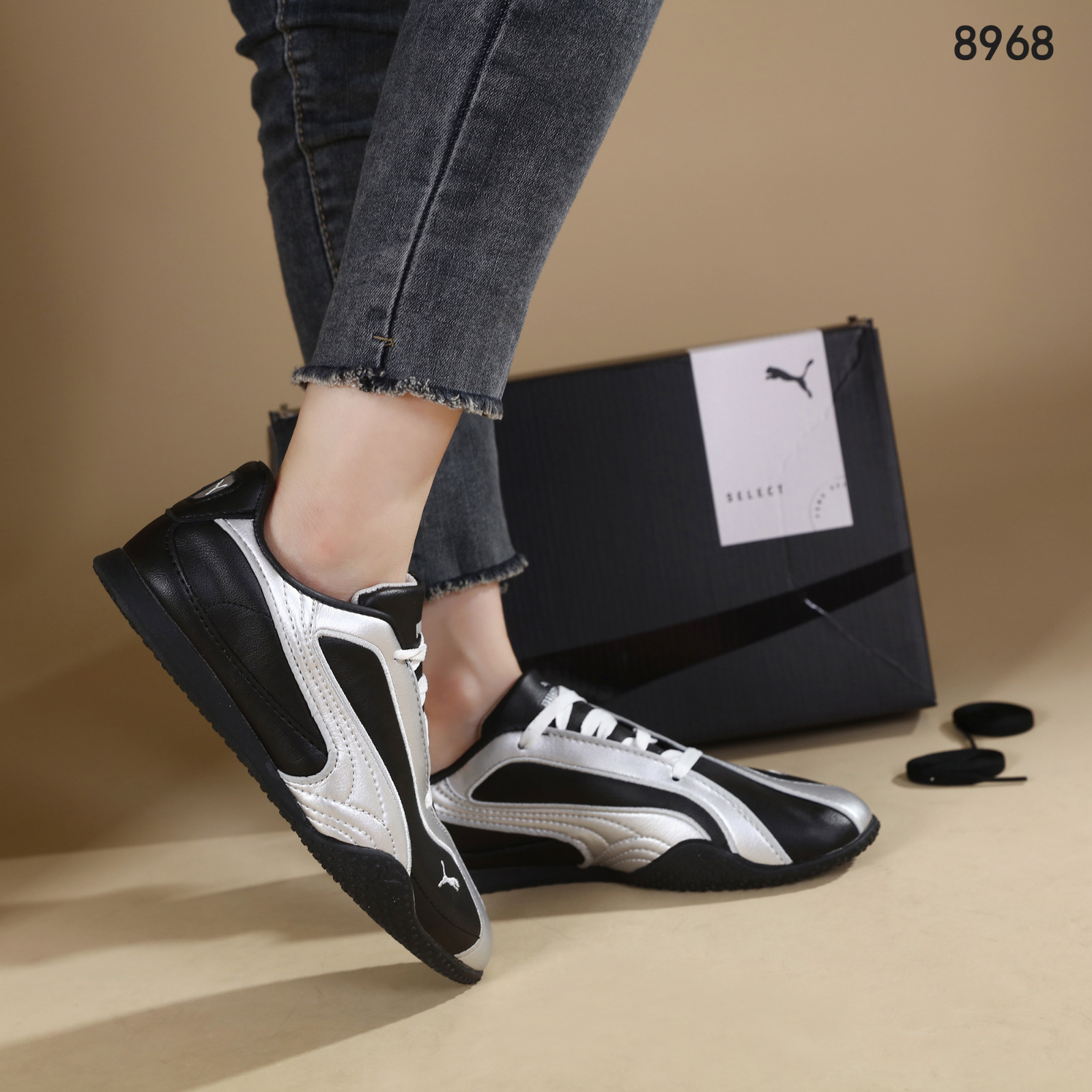 Sepatu Puma Shoes 8968 Semi Platinum (Kode: SPM017) - TasKW.com