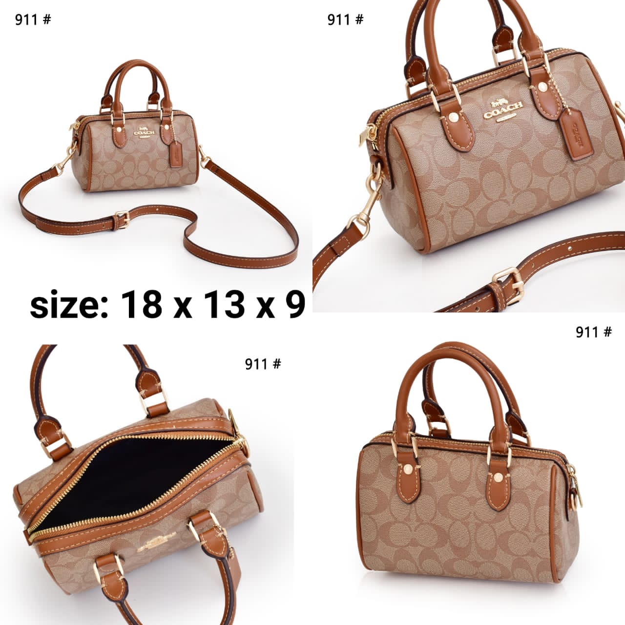 Tas Coach Speedy Bag 911 Platinum Like Ori (Kode: COA1311) - TasKW.com