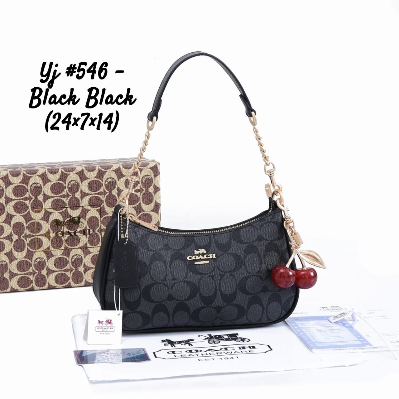 Tas Coach Teri Shoulder Bag CO 546Yj Mirror Grade 1:1 (Kode: COA1321 ...